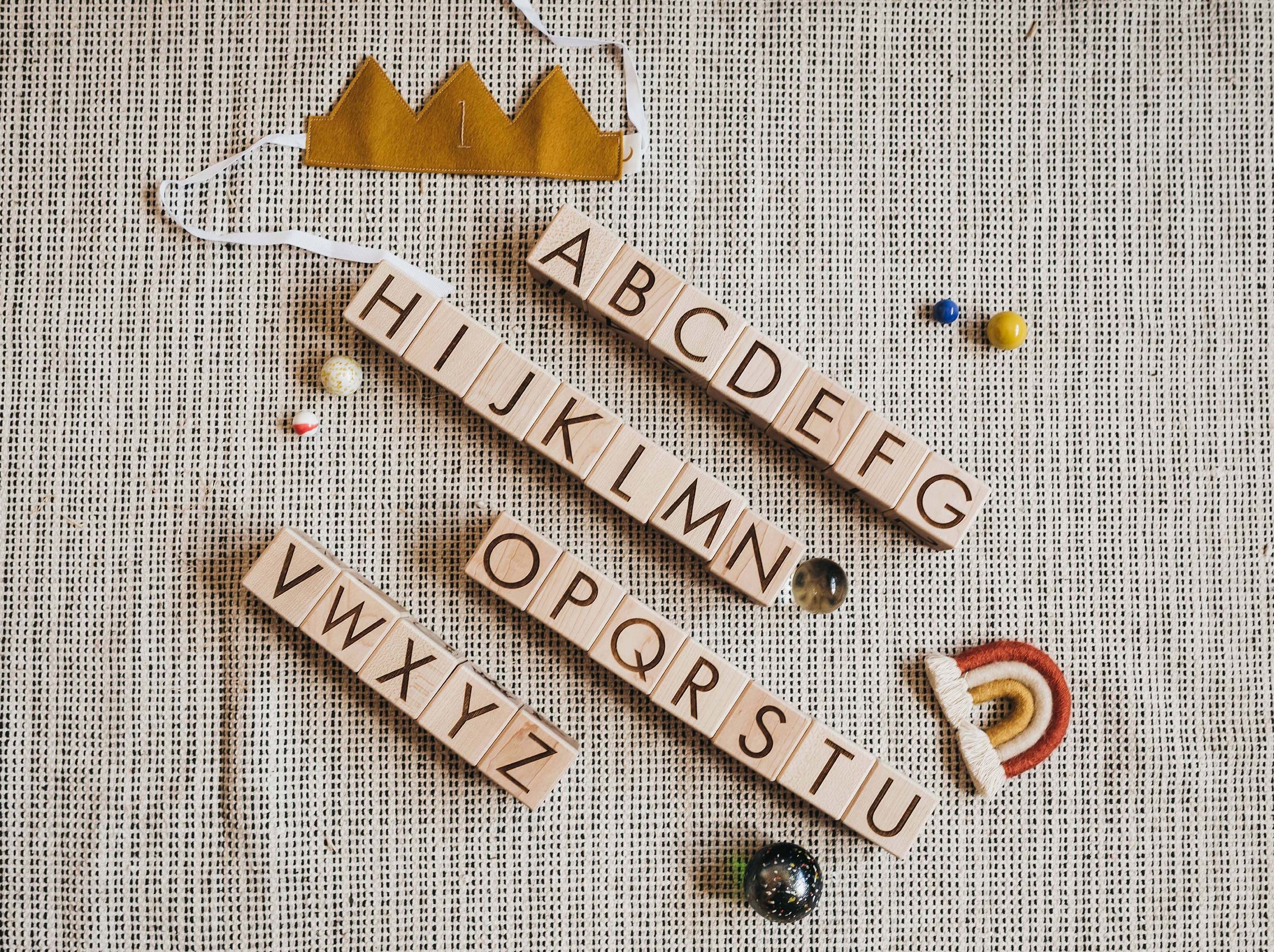 Modern Collection - Set of 26 Blocks – Maker Mind Toys