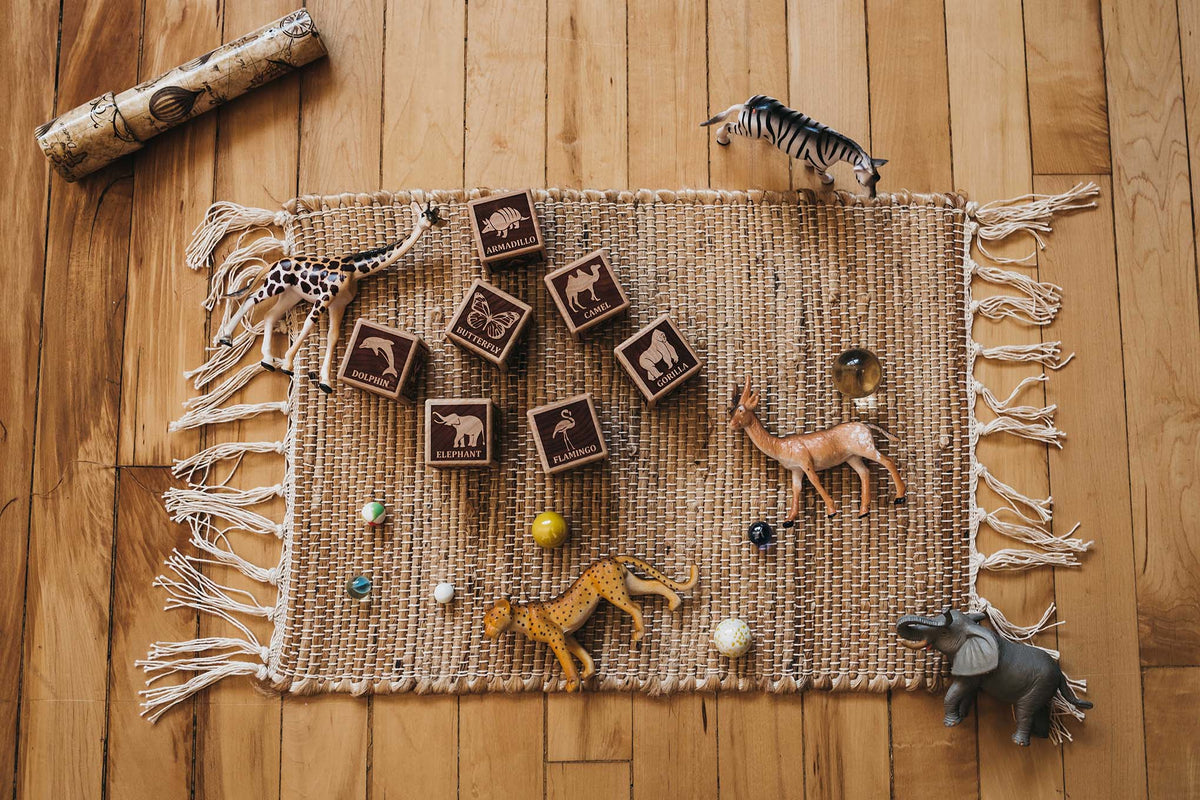 Animal Alphabet Blocks - Set of 7 Blocks (ENGLISH) – Maker Mind Toys