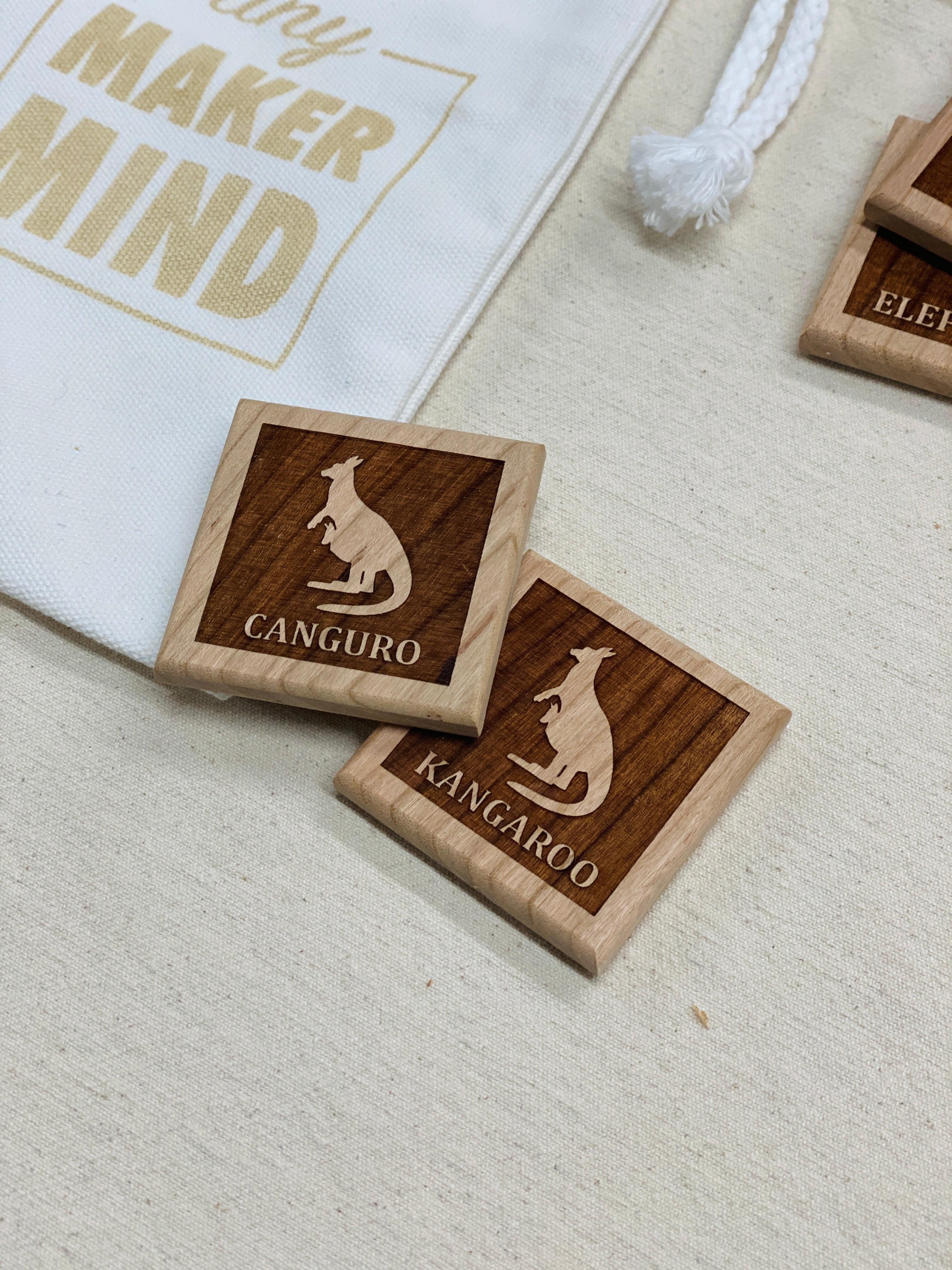 Spanish Bilingual Animal Matching Memory Game – Maker Mind Toys