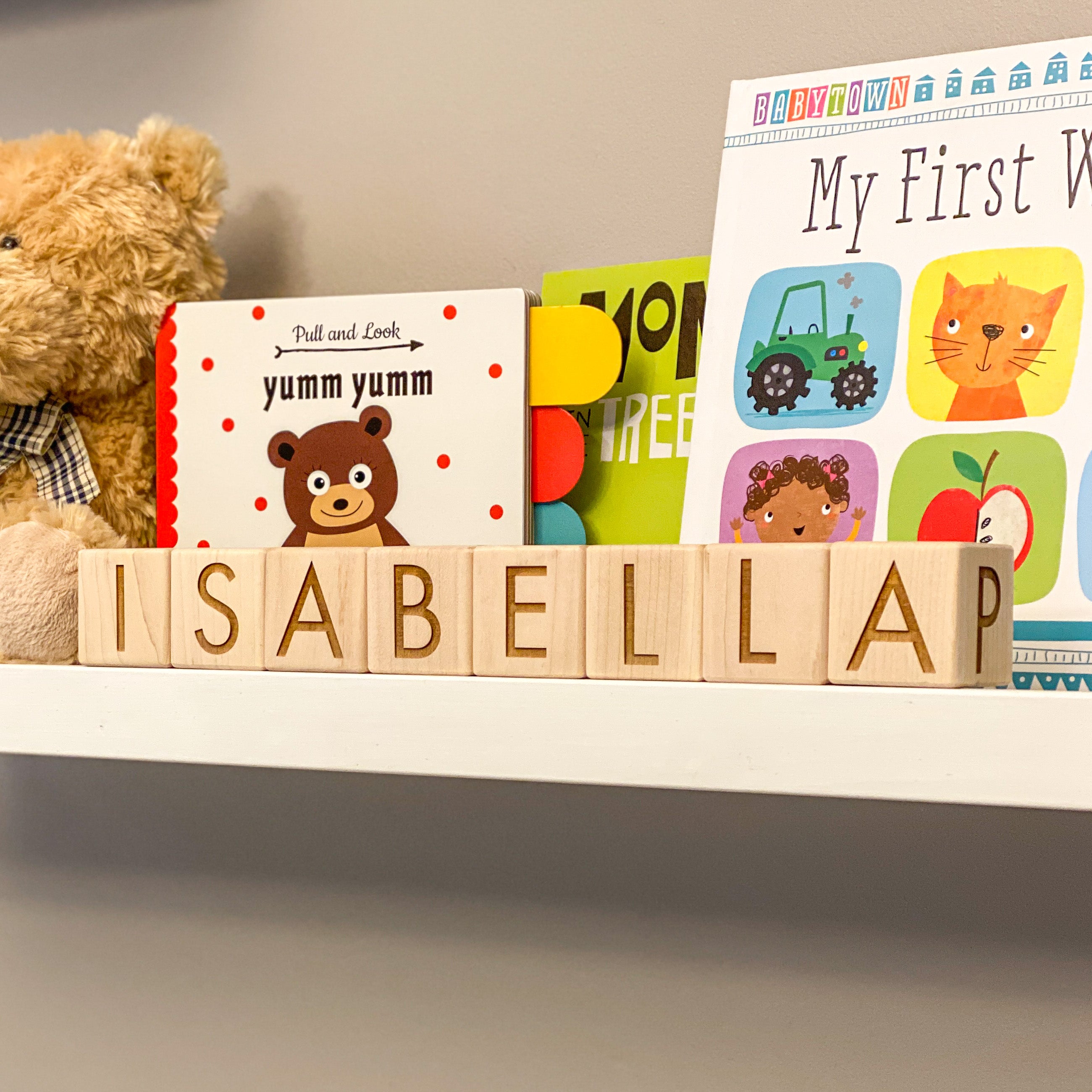 Personalized Baby Name Blocks - Modern Collection – Maker Mind Toys