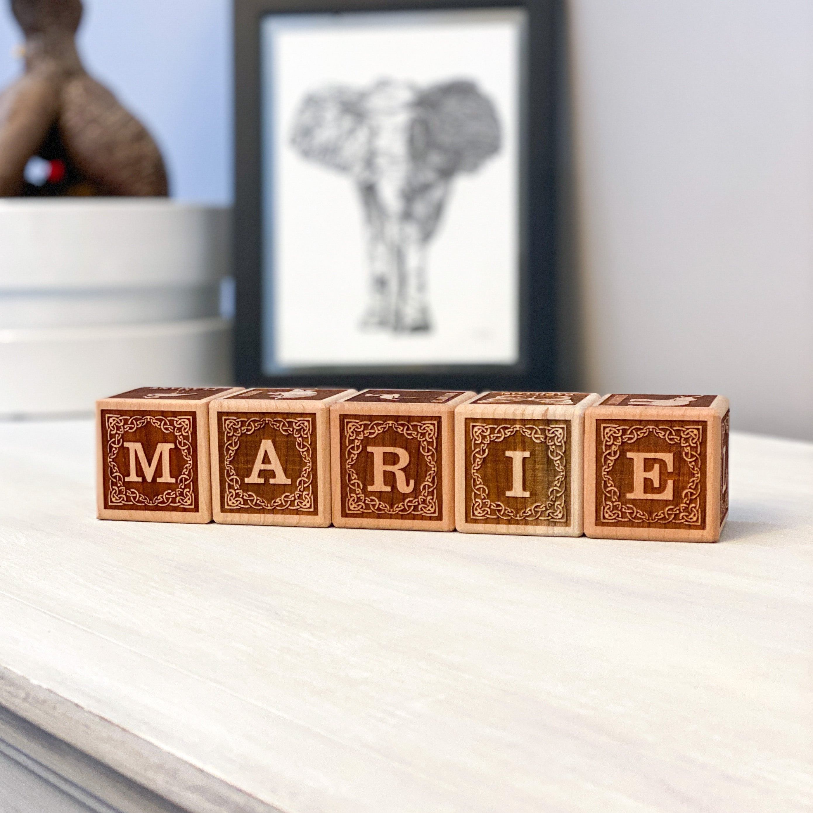 Personalized Baby Name Blocks - Animal Collection (ENGLISH) – Maker ...