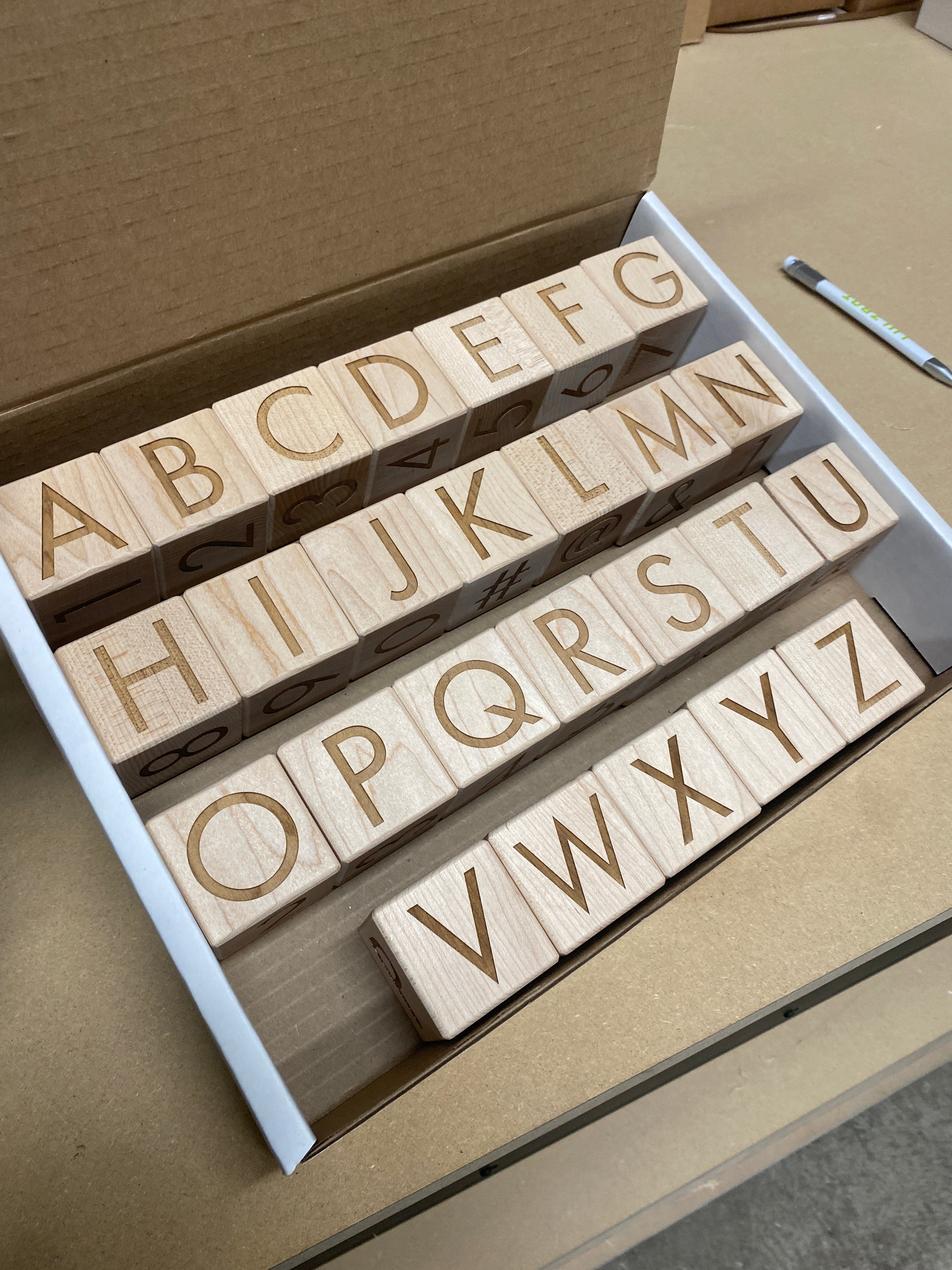 Modern Set of 26 Blocks – Maker Mind Toys