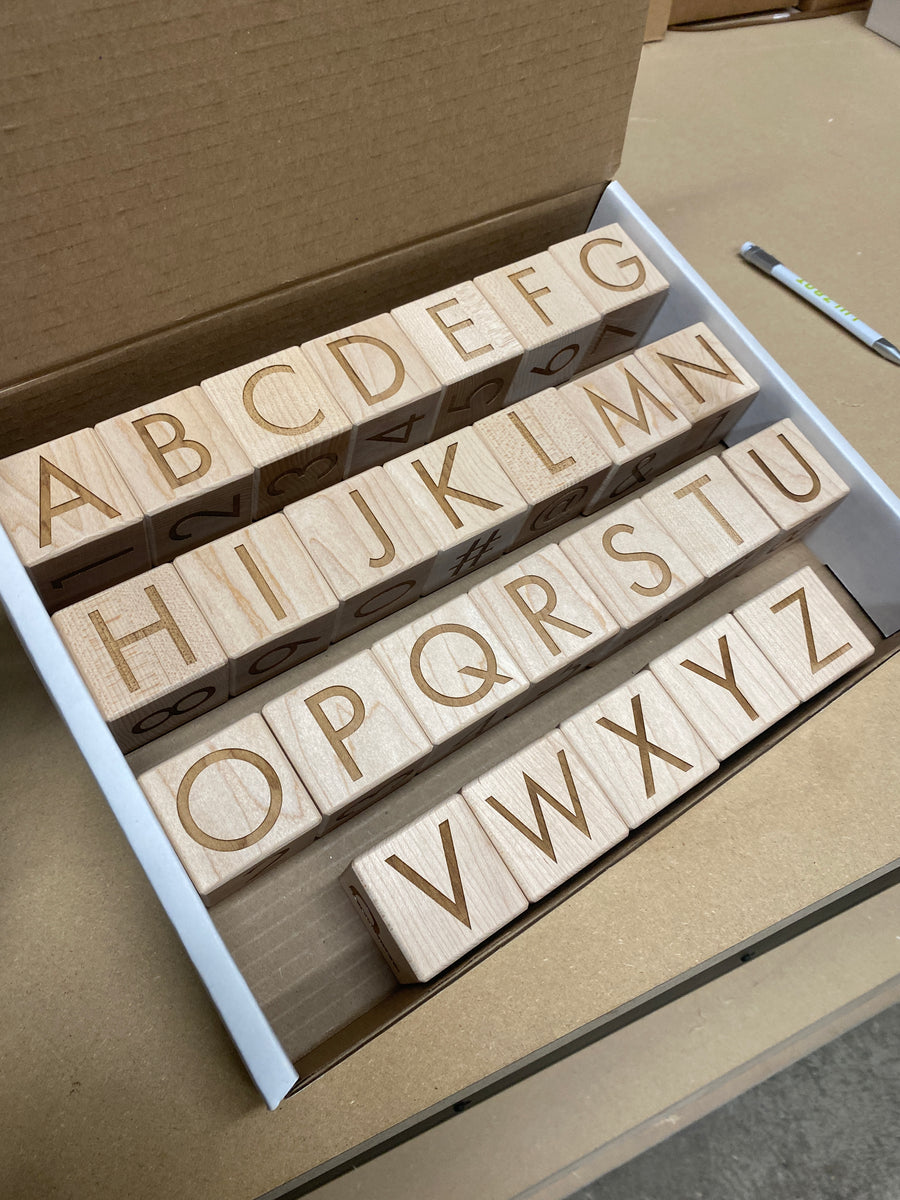 Modern Set of 26 Blocks – Maker Mind Toys