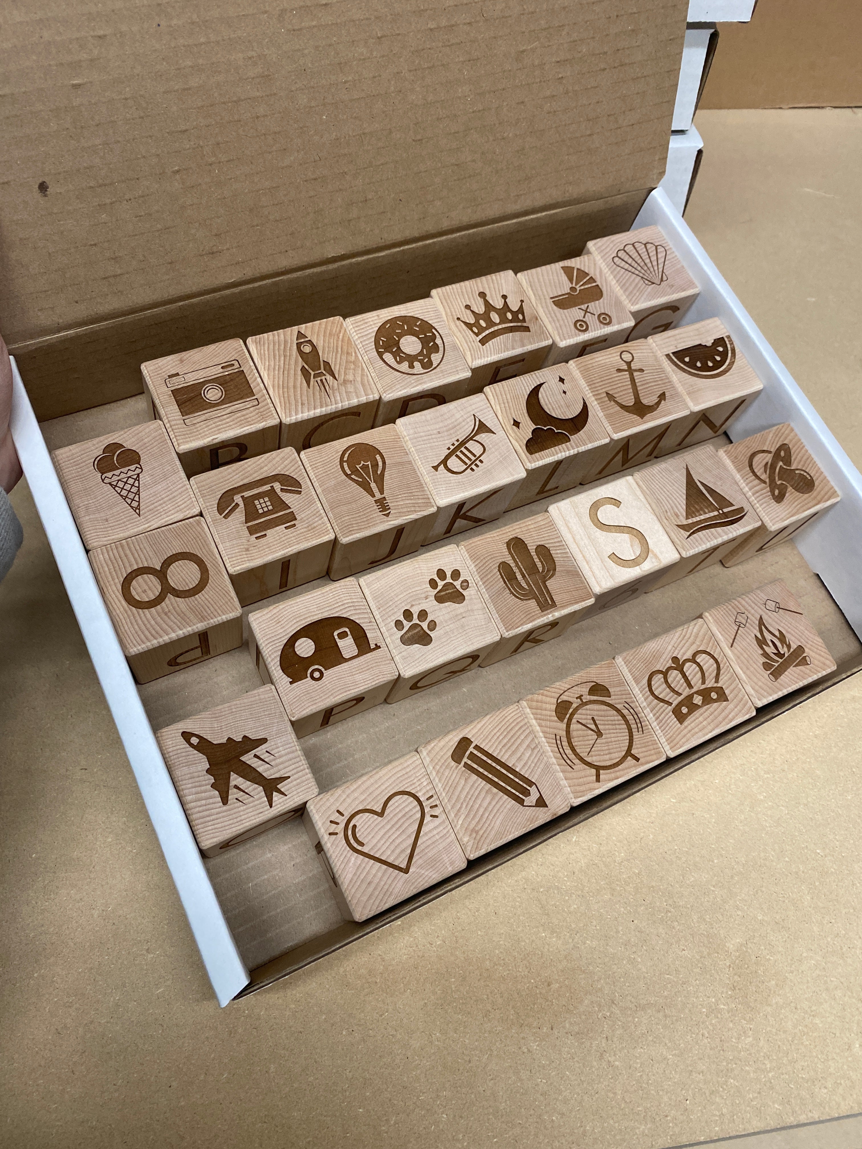 Modern Set of 26 Blocks – Maker Mind Toys